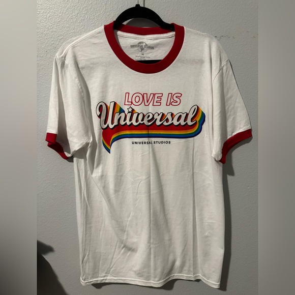 Universal | Tops | Nwt Love Is Universal Rainbow Universal Studios ...